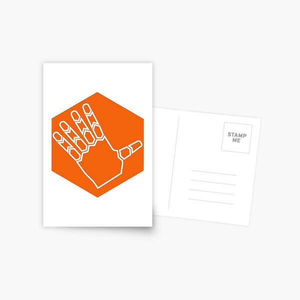 "GRiP's Research Division Logo in Orange with White Outline " Postcard ...