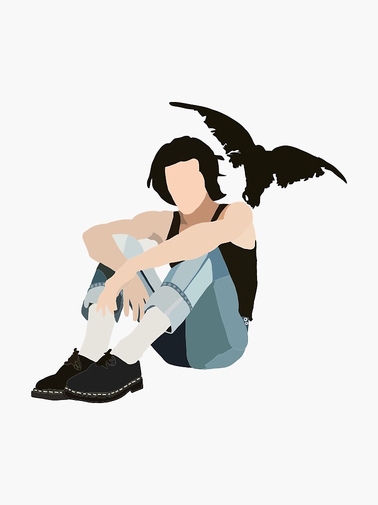 "kid krow album cover cartoon" Sticker for Sale by gracynsinclair ...