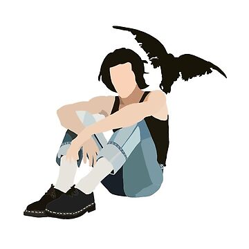 "kid krow album cover cartoon" Sticker for Sale by gracynsinclair ...