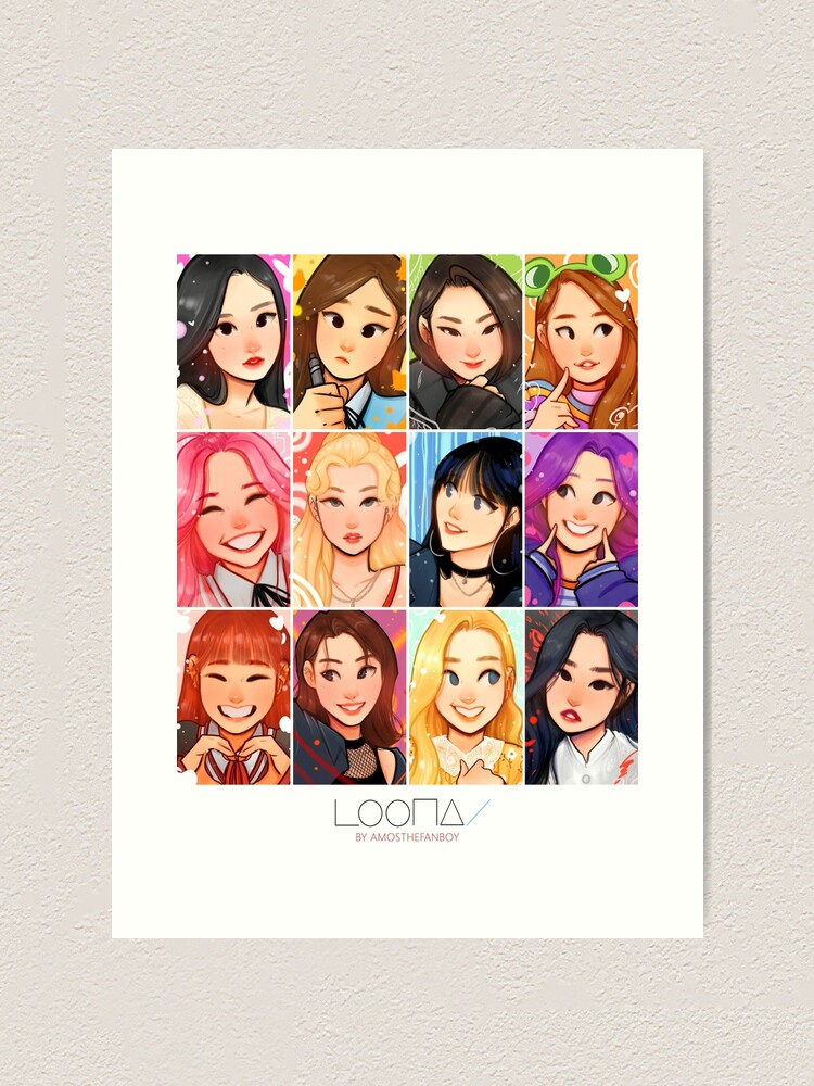"LOONA " Art Print for Sale by AmostheFanboy15 | Redbubble