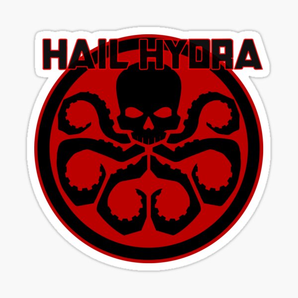 "Hail Hydra " Sticker for Sale by esichel | Redbubble