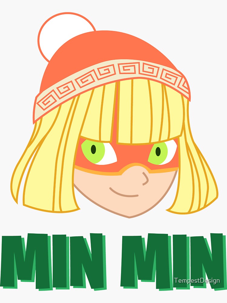 "Min Min" Sticker for Sale by TempestDesign | Redbubble