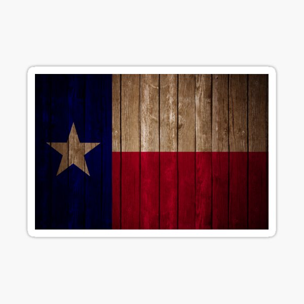 "Texas Flag" Sticker by JimmyTees | Redbubble