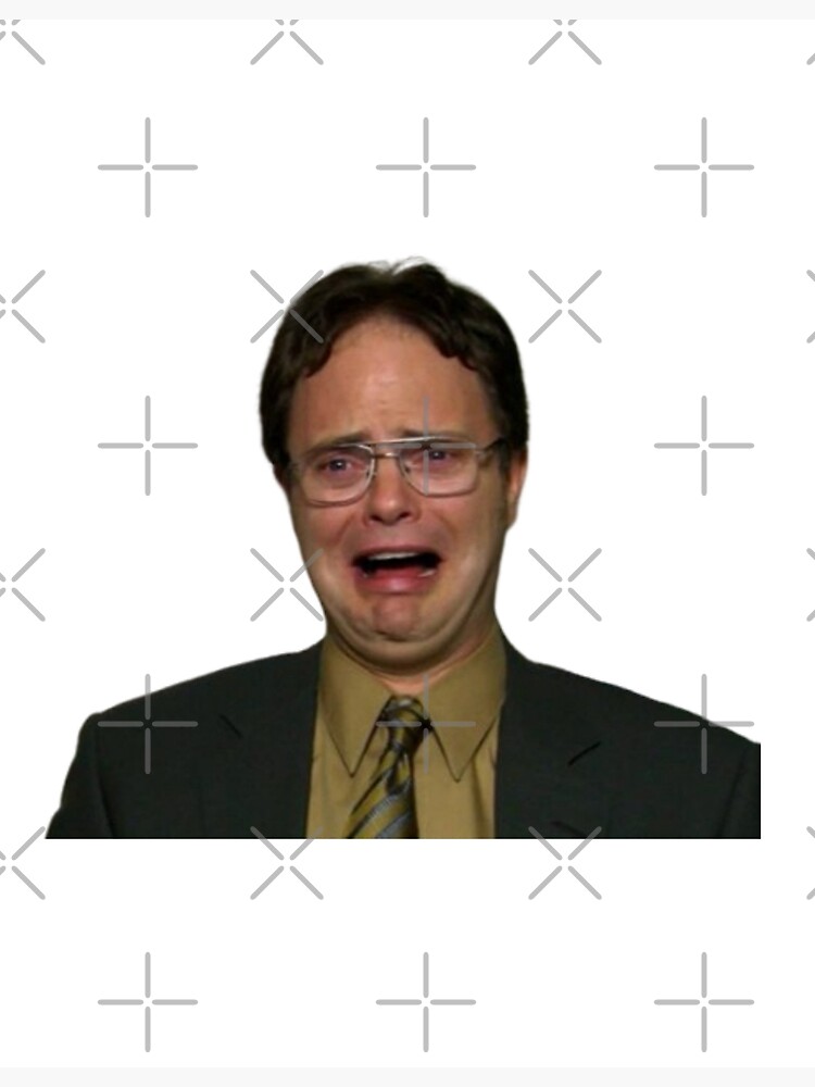 "Dwight Crying" Art Print for Sale by BestOfficeMemes | Redbubble