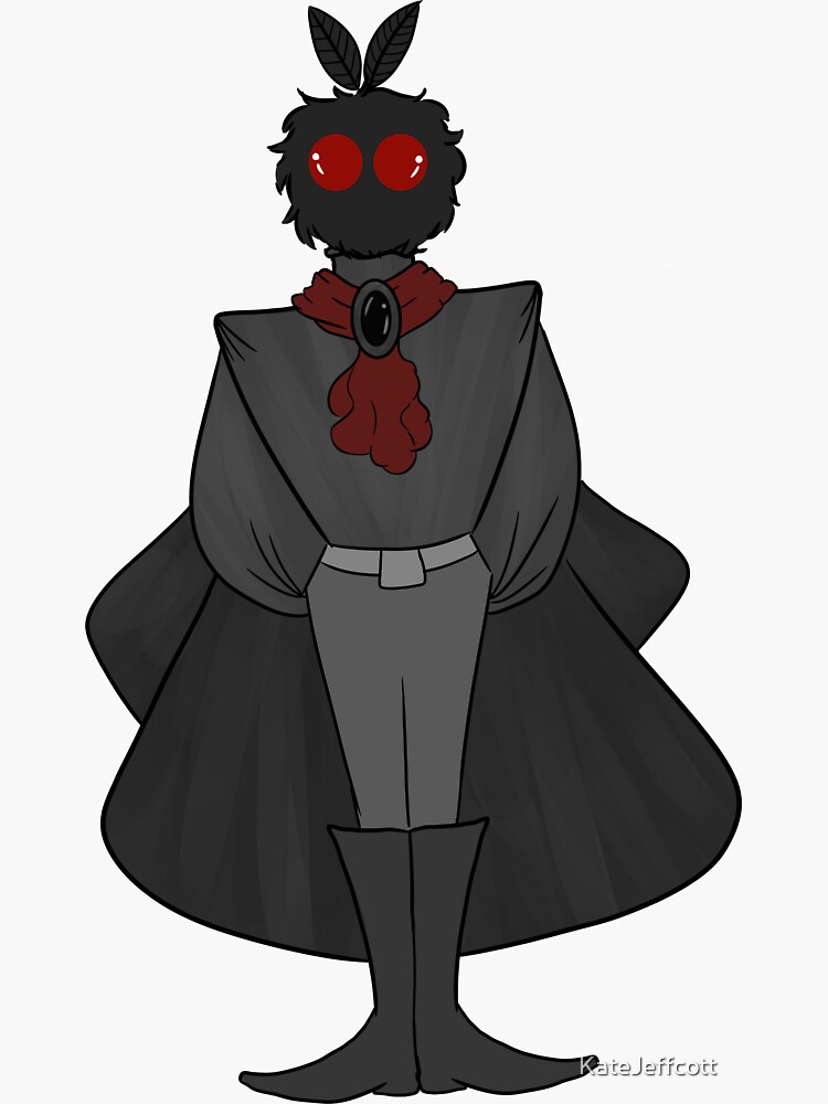 "Fancy Moth Man " Sticker by KateJeffcott | Redbubble