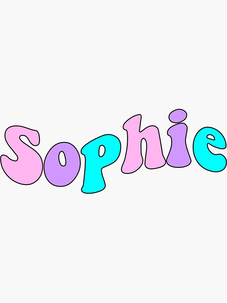 "Sophie (custom)" Sticker for Sale by kc0599 | Redbubble