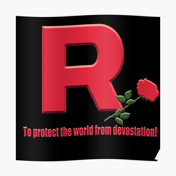 "Team Rocket Logo" Poster by venomic-ink | Redbubble