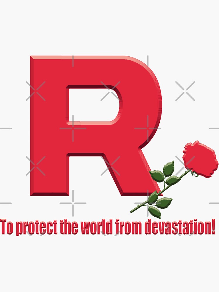 "Team Rocket Logo" Sticker for Sale by venomic-ink | Redbubble