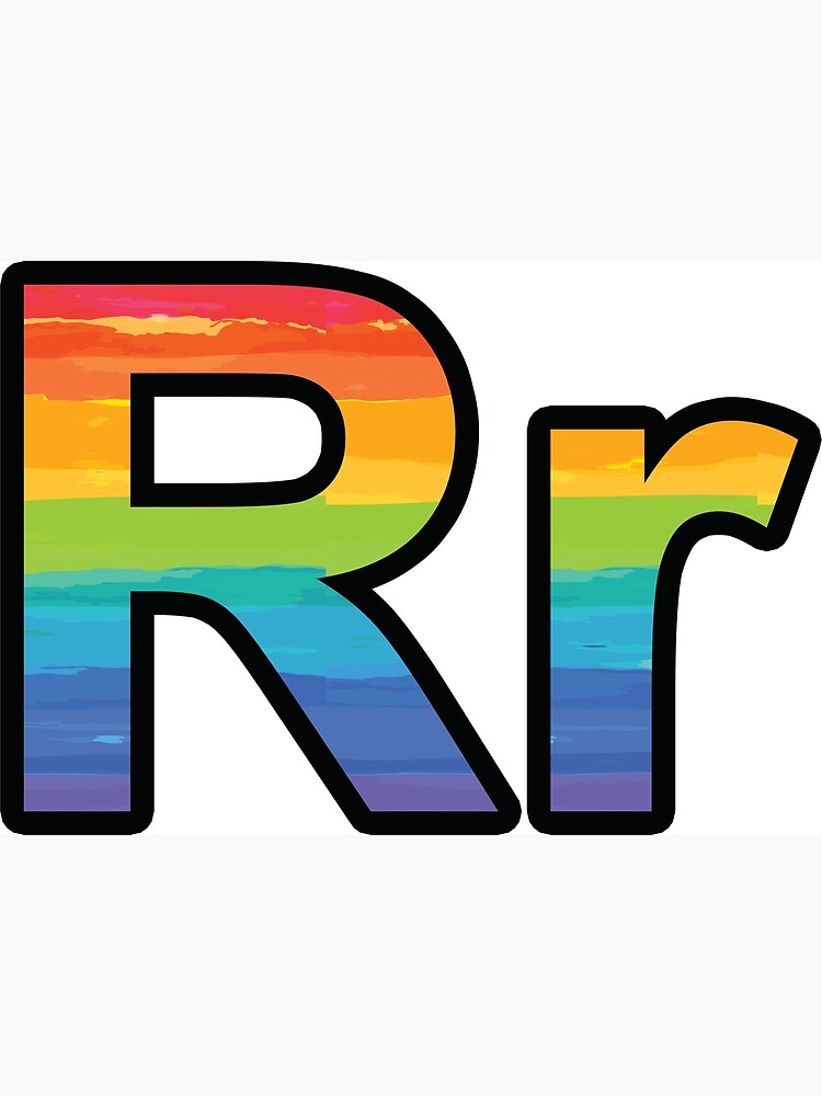 "The Letter R (Rr)" Poster by Jixzl | Redbubble