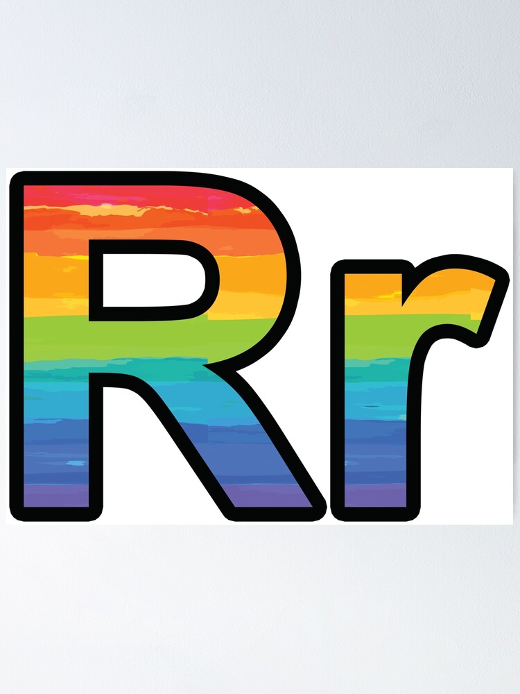 "The Letter R (Rr)" Poster by Jixzl | Redbubble