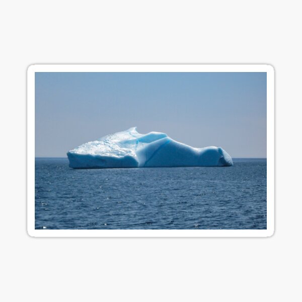 "Canadian iceberg floating water" Sticker by am-mantilla2156 | Redbubble