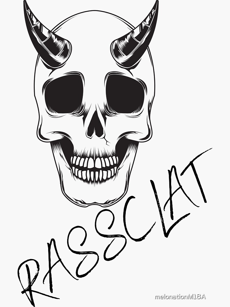 "(rassclat) jamaican slang" Sticker for Sale by melonationM18A | Redbubble