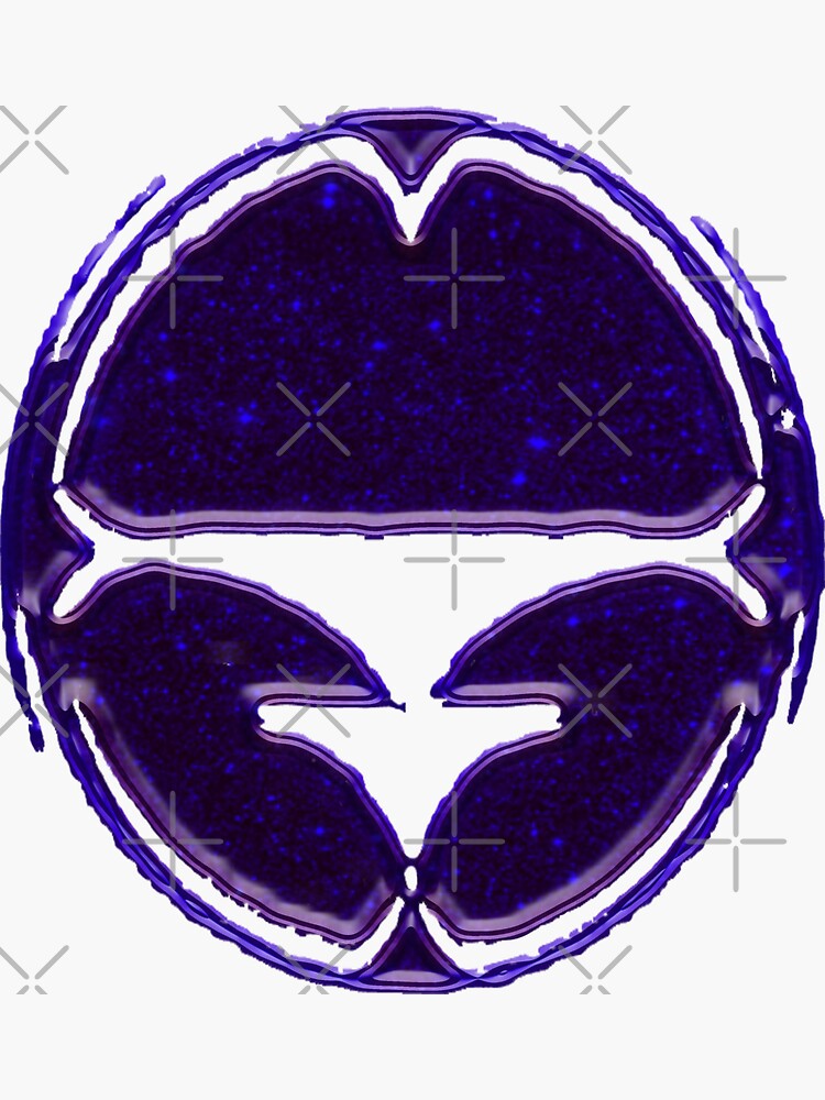 "Chromatica Symbol 3 purple background" Sticker for Sale by oxoxoxo ...