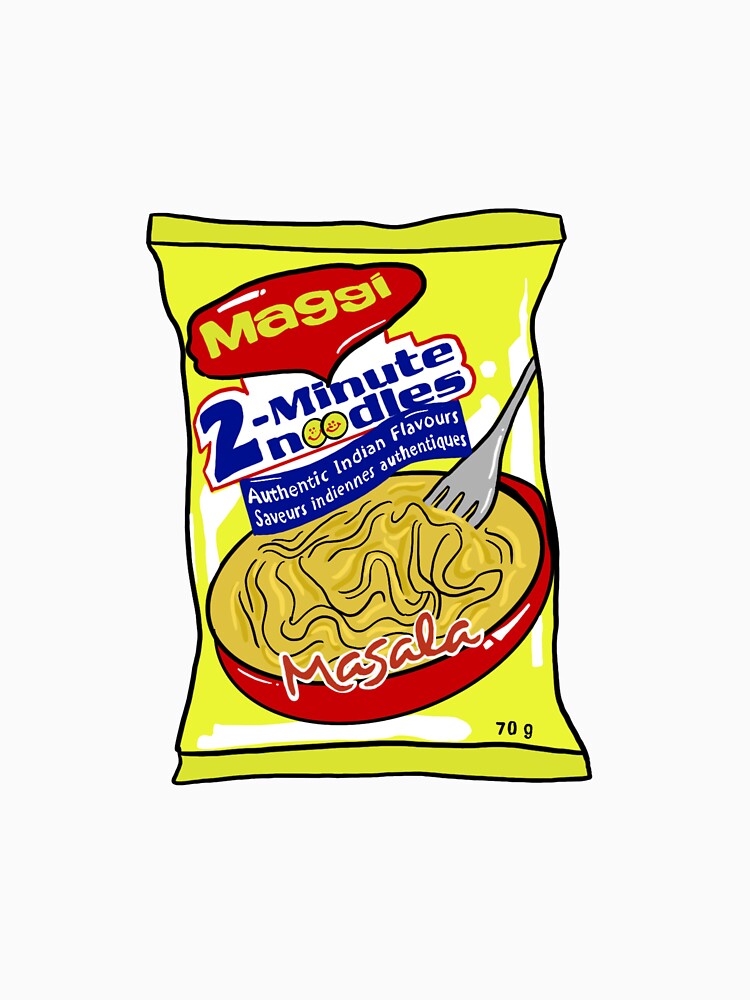 "Maggi Noodles" T-shirt for Sale by amnadog | Redbubble | maggi t ...