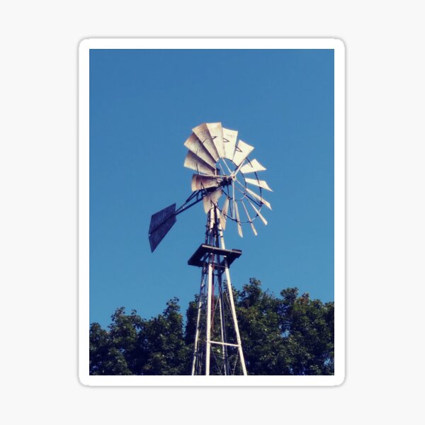 "Antique Windmill" Sticker for Sale by theatretwins06 | Redbubble