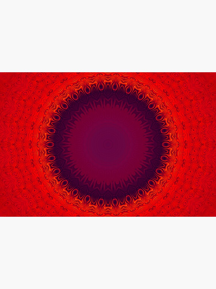 "Mysterious Radiation - Abstract Mandala Art" Sticker for Sale by Dator ...