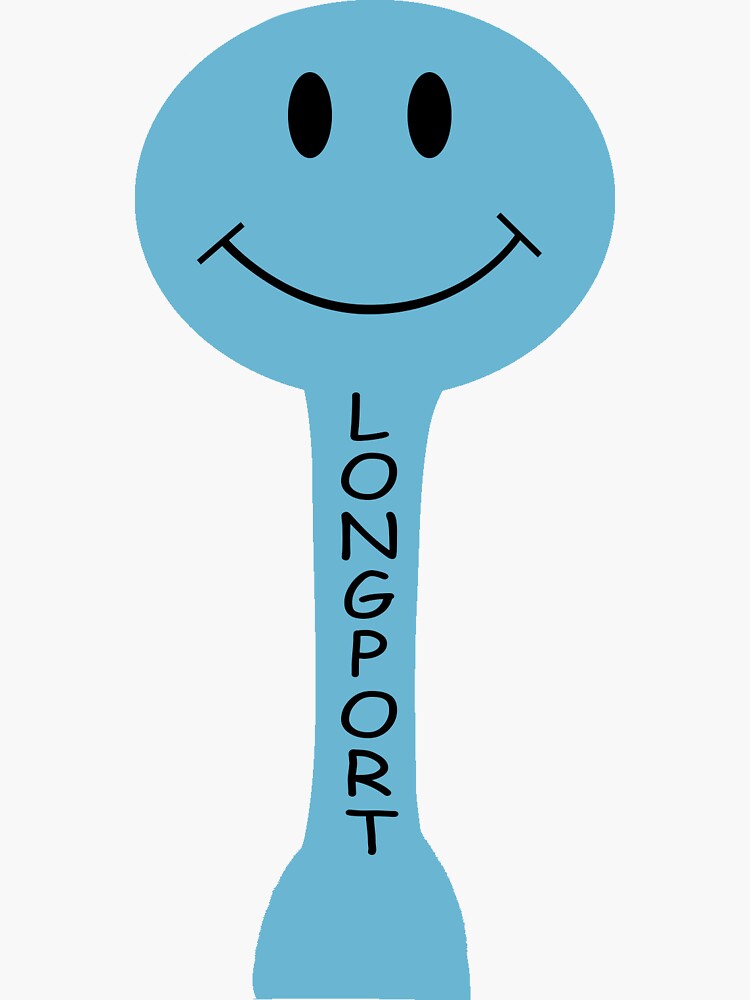 "LONGPORT" Sticker for Sale by jormarbs | Redbubble