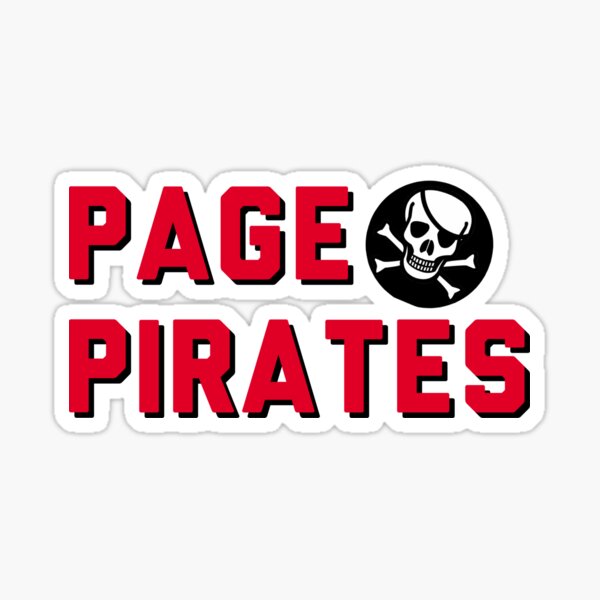 Page High School Pirates Sticker For Sale By Lyndseyg24 Redbubble