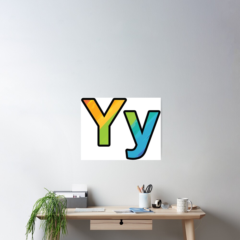 "The Letter Y (Yy)" Poster for Sale by Jixzl | Redbubble