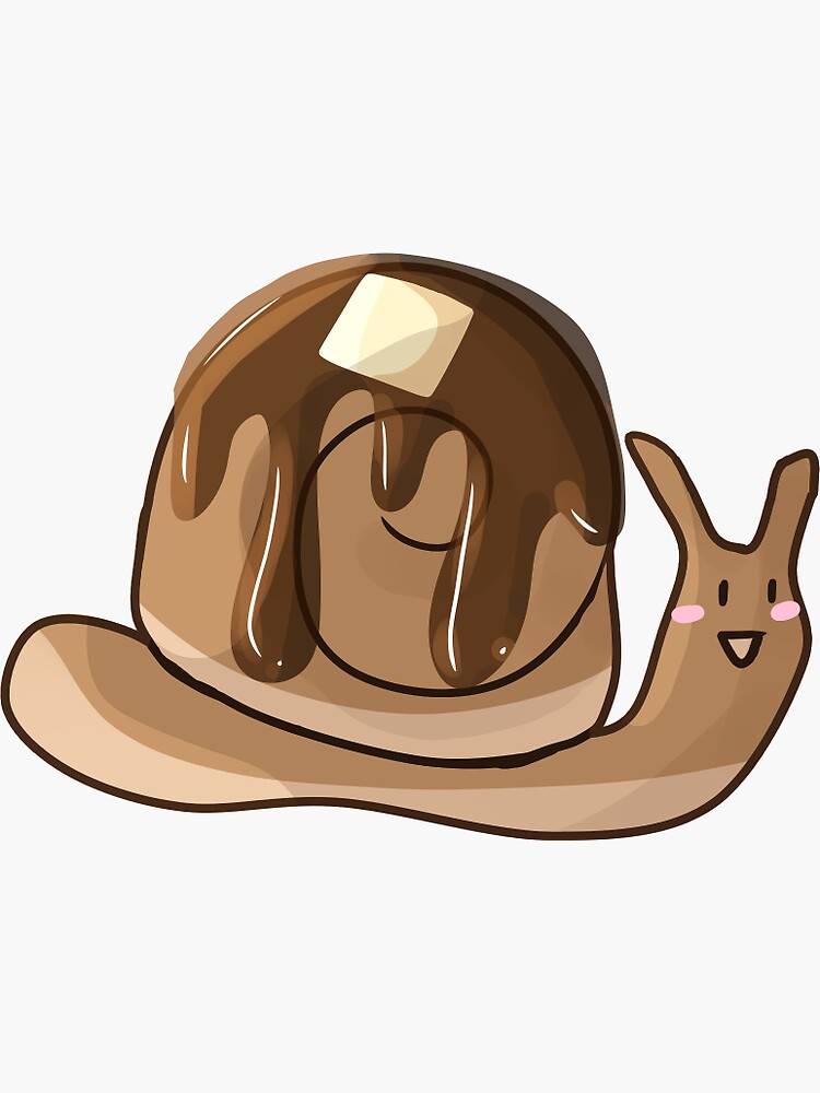 "Pancake Snail" Sticker for Sale by kalii14 | Redbubble