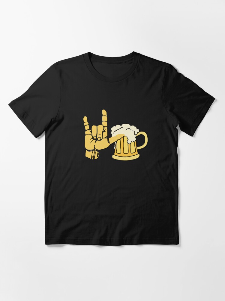 "ASL, I Love Beer, Love Sign, Beer Lovers Gift " T-shirt for Sale by ...