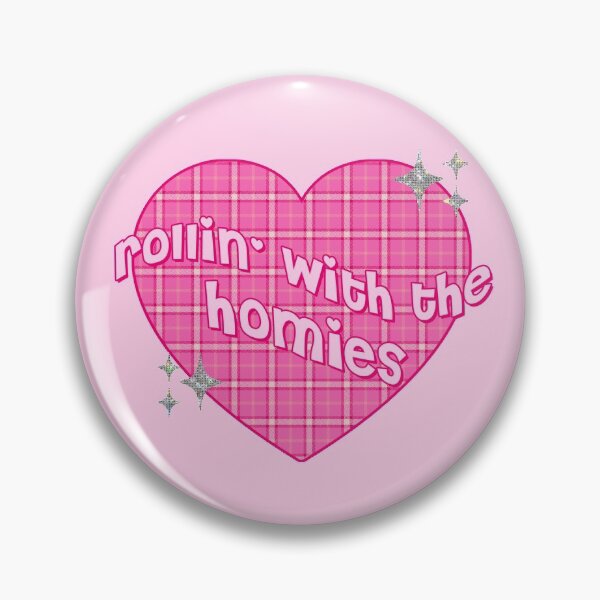 "rollin' with the homies " Pin for Sale by discostickers | Redbubble