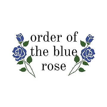 "Order of the blue rose" Sticker for Sale by abawla | Redbubble