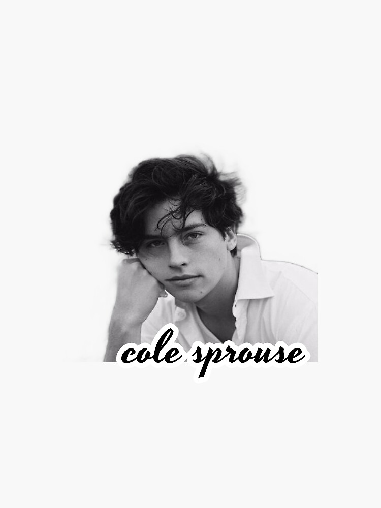 "Cole Sprouse design" Sticker by lilacstickerss | Redbubble