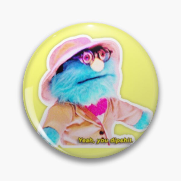 "Puppet History Professor" Pin for Sale by catupa | Redbubble