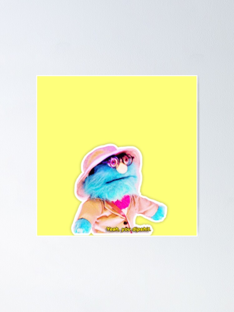 "Puppet History Professor" Poster for Sale by catupa | Redbubble
