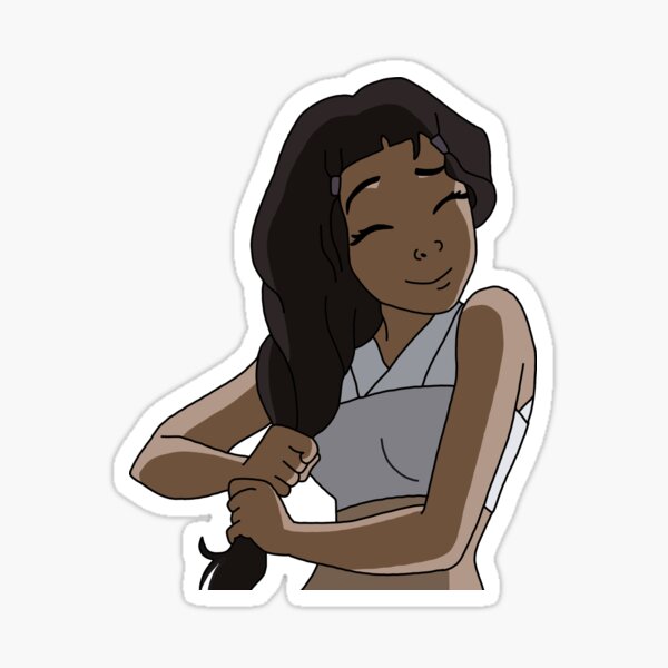 "Katara from Avatar the Last Airbender" Sticker by trinhvchristine ...