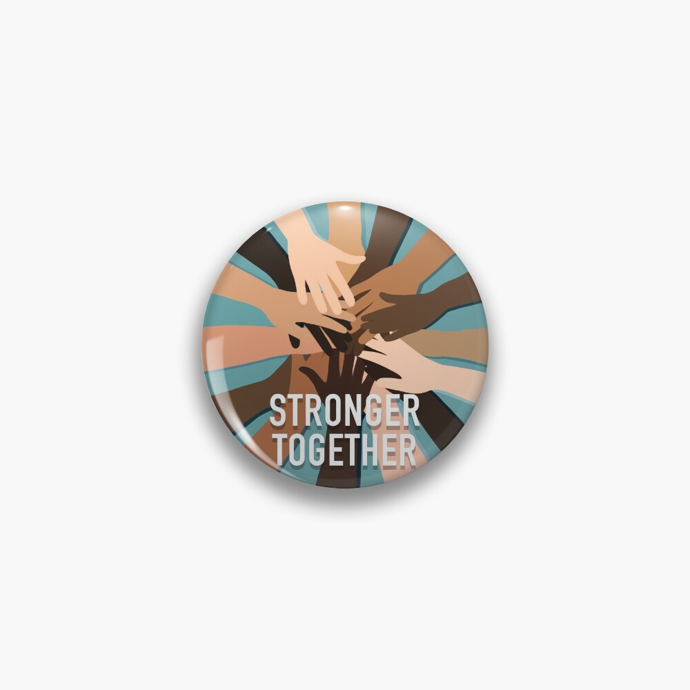 "Stronger Together" Sticker for Sale by cre8todon8 | Redbubble