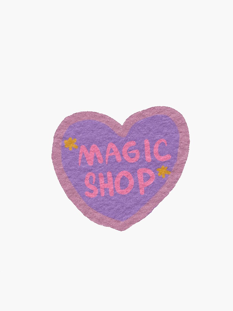 "magic shop" Sticker for Sale by brkmlr | Redbubble