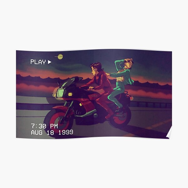 "[Persona 2] sunset ride to the end of the world" Poster for Sale by ...