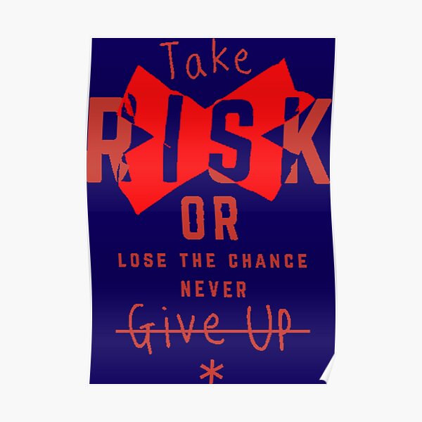 "Take risk title of calligraphy typography lettering text quotes ...