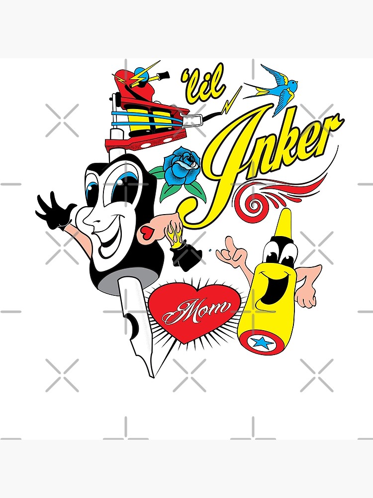"'Lil Inker Tattoo Design for Kids" Poster by iColor4U | Redbubble