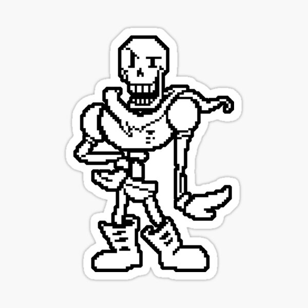 "papyrus" Sticker for Sale by creeps | Redbubble