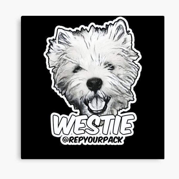 Westie Canvas Prints | Redbubble