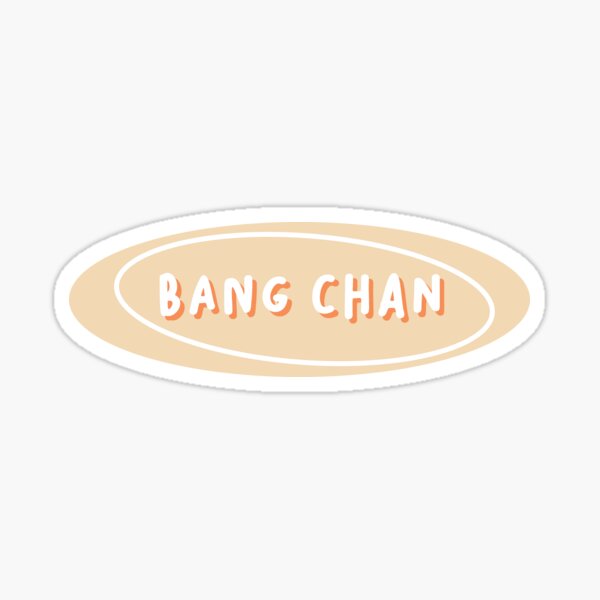 "BANG CHAN - STRAY KIDS" Sticker by chaeriot | Redbubble