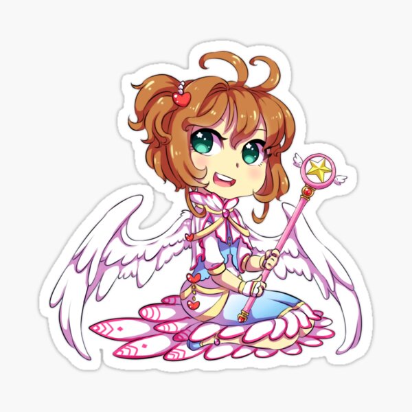 "Chibi Sakura" Sticker for Sale by ibahibut | Redbubble