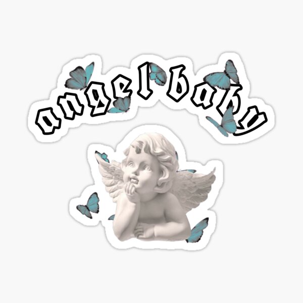 "Aesthetic ~Angel Baby~ " Sticker by MiliP | Redbubble