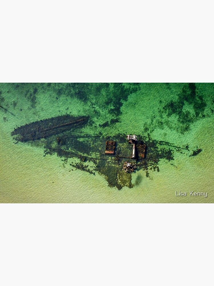 "P.S. Ozone Ship Wreck, Indented Head" Poster for Sale by lisasusan ...