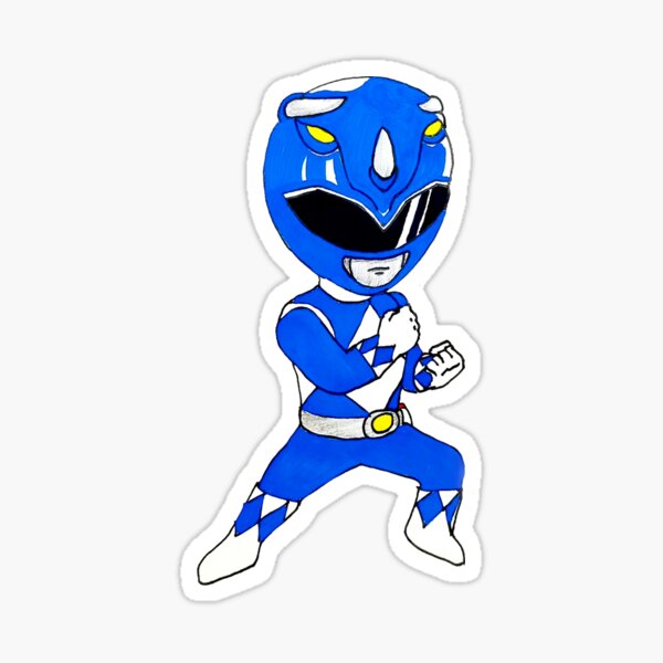 "mini blue ranger" Sticker for Sale by robbysolo | Redbubble
