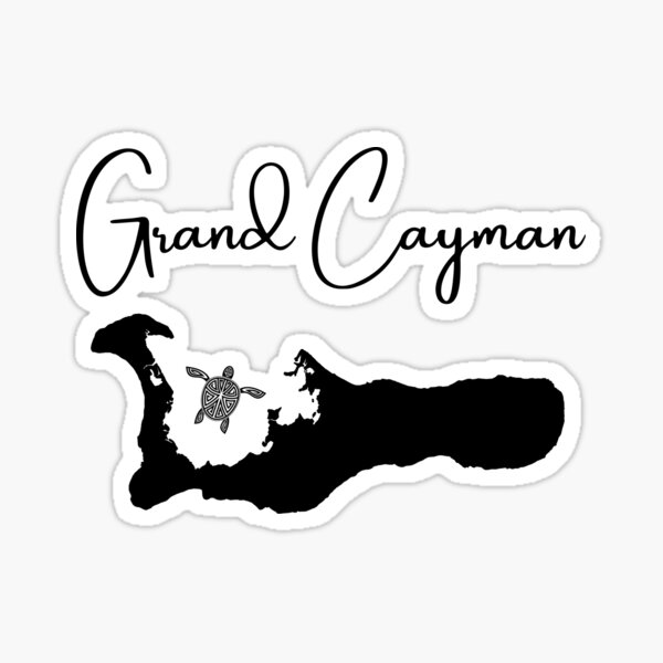 "Grand Cayman" Sticker for Sale by aliveinmiddle | Redbubble