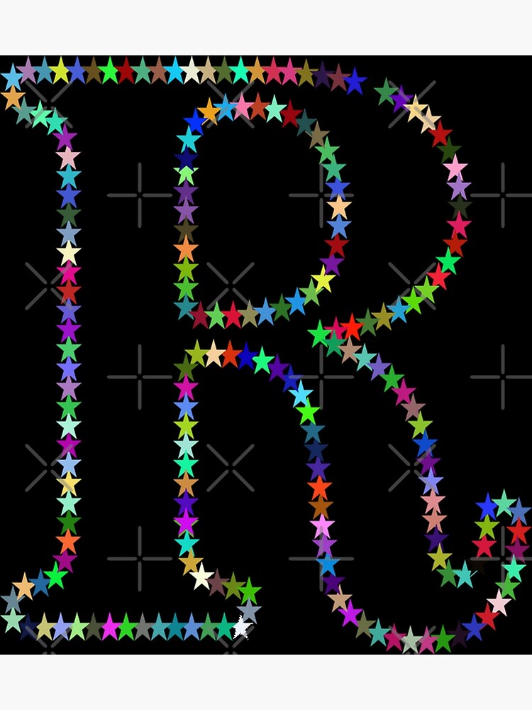 " Custom letter R t shirt design" Poster by IDI69 | Redbubble