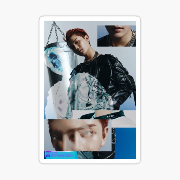 "NCT 127 - Taeil Punch Edit" Sticker by Tishisnotonfire | Redbubble