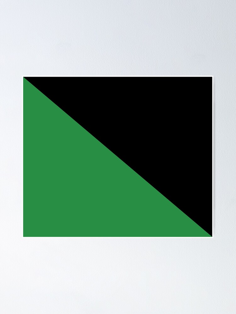 "Anarcho-primitivism Flag" Poster by SolarCross | Redbubble
