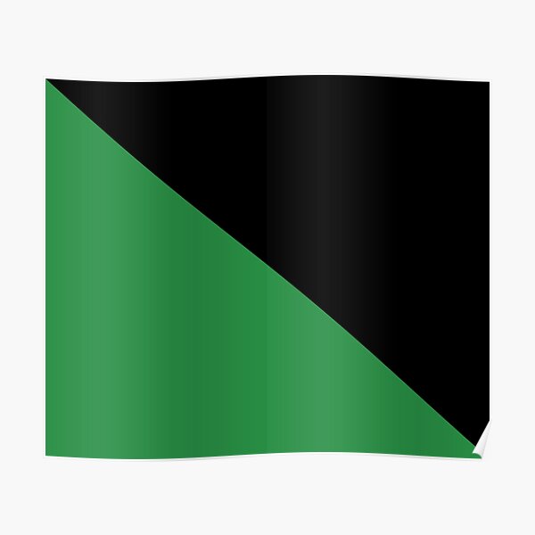 "Anarcho-primitivism Flag" Poster by SolarCross | Redbubble
