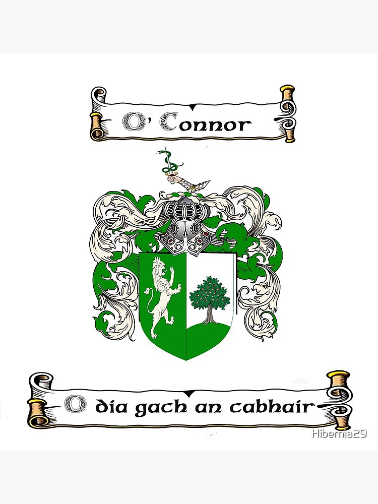 "O'Connor Family Crest and Motto" Poster for Sale by Hibernia29 | Redbubble