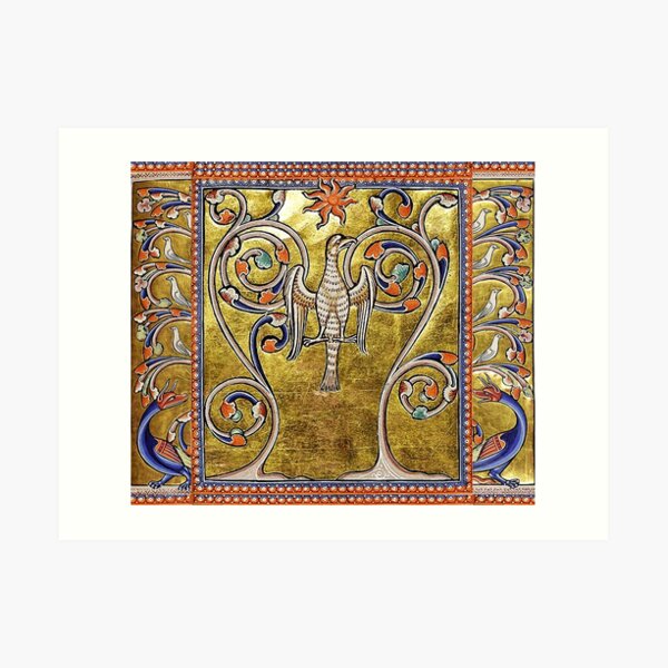 "MEDIEVAL BESTIARY,PHOENIX,TREE OF LIFE ,BIRDS,DRAGONS FANTASTIC ...